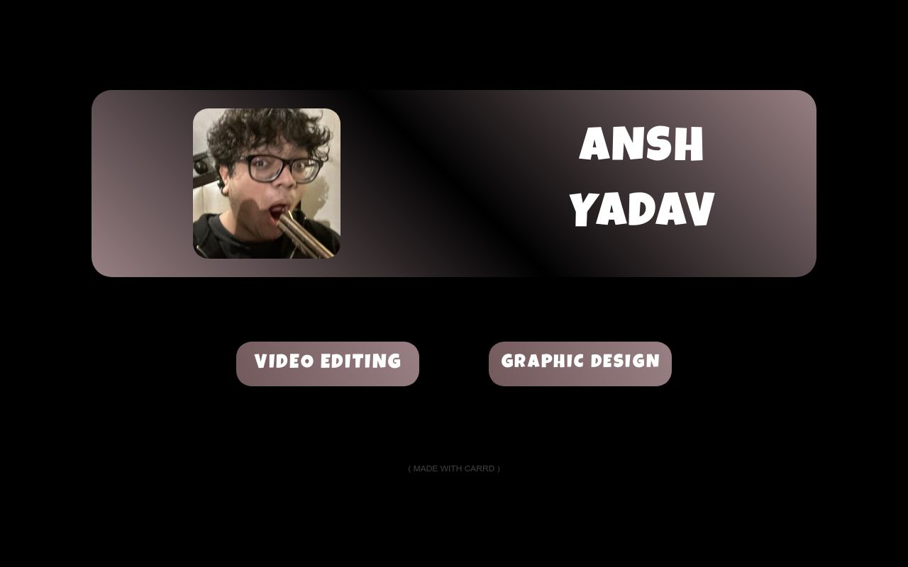 Ansh Portfolio